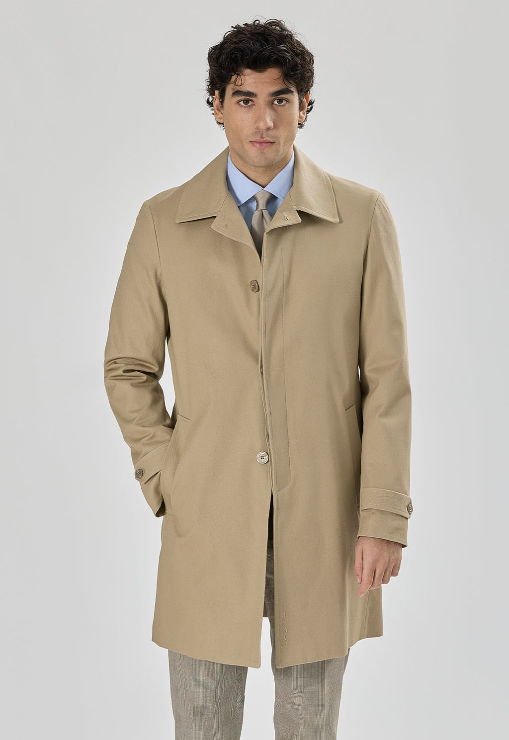 Trench Classico Monopetto – Sartoria Italiana - Massimiliano Sorvino